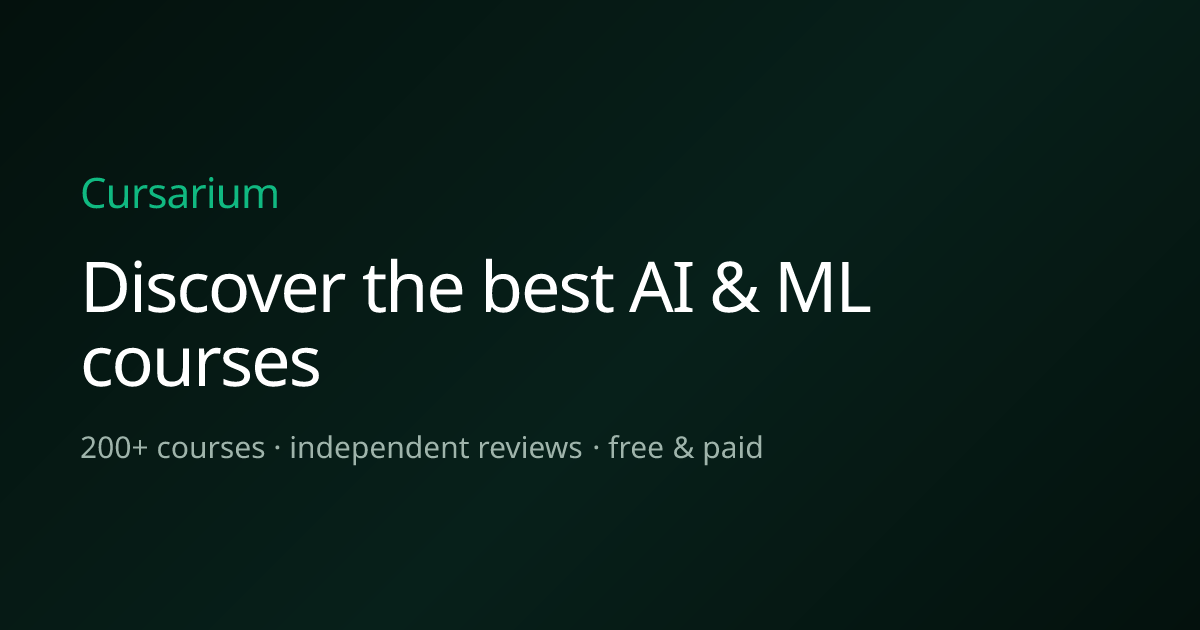Best AI Courses in 2026 — Our Top 10 Picks | Cursarium